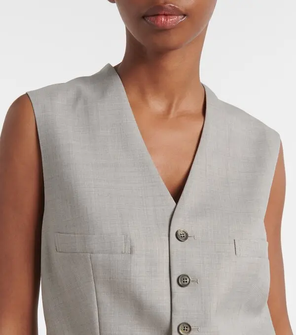 Ralph Lauren Jaiden Wool Vest - Grey