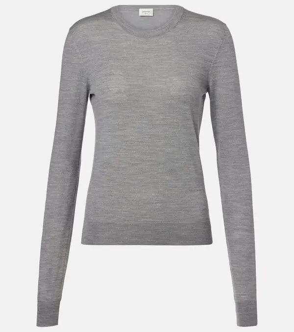 Saint Laurent Wool Sweater - Grey