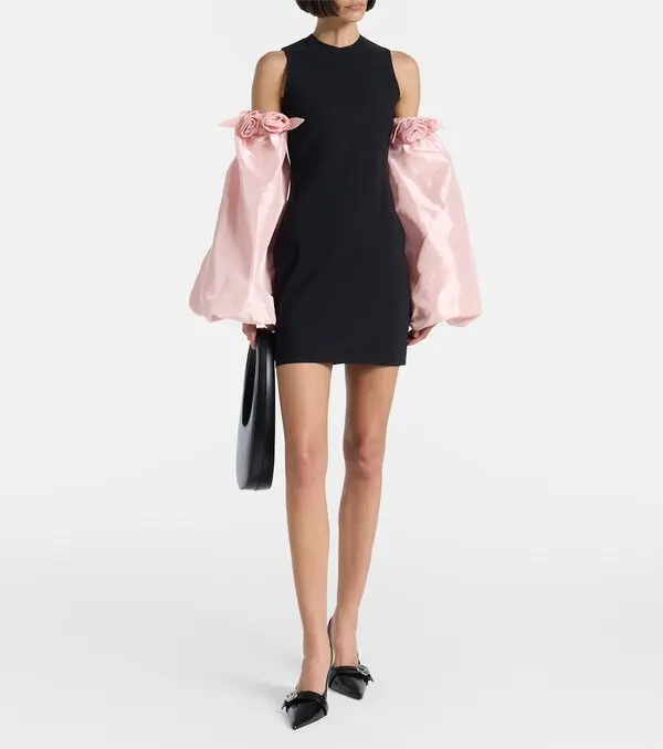 Coperni Floral-appliqué Minidress