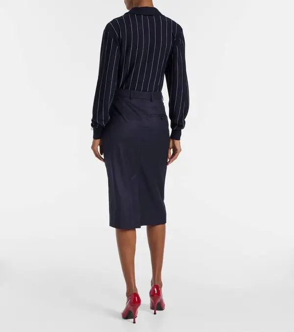Stella McCartney Wool Pencil Skirt