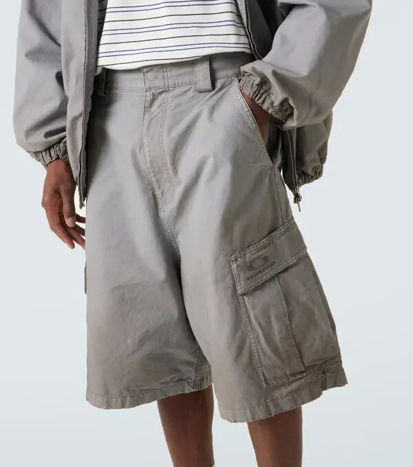 Balenciaga Cotton Cargo Shorts
