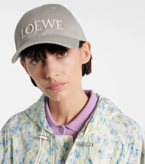 Loewe Logo Baseball Cap - Grey