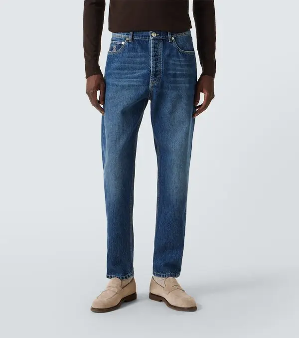 Brunello Cucinelli Mid-rise Slim Jeans