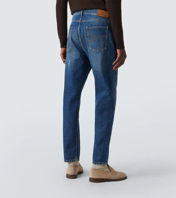 Brunello Cucinelli Mid-rise Slim Jeans