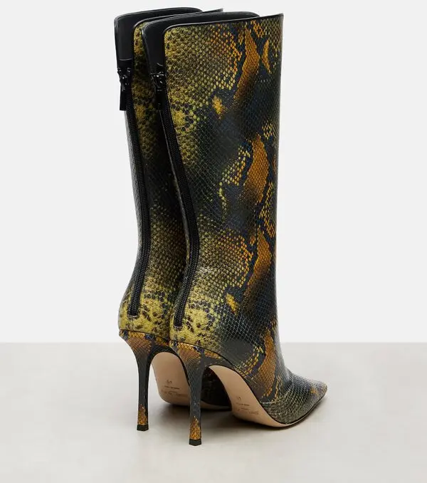 JIMMY CHOO Archive Boot 100 Leather Knee-high Boots