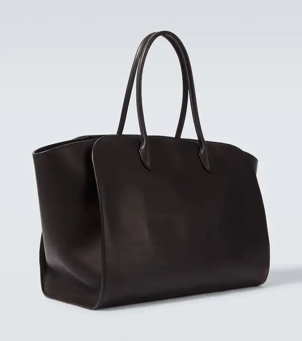 THE ROW Marlo Leather Tote Bag - Black