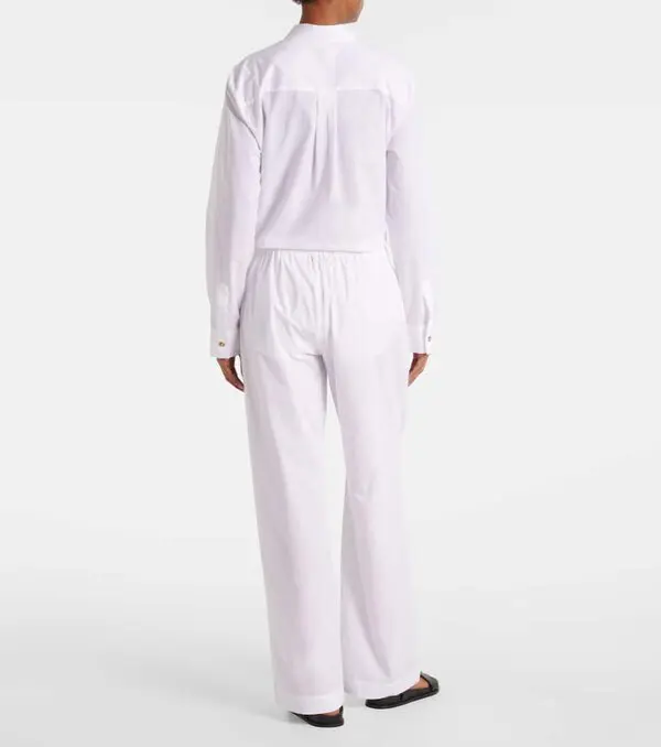 Asceno Rosa Cotton Straight Pants