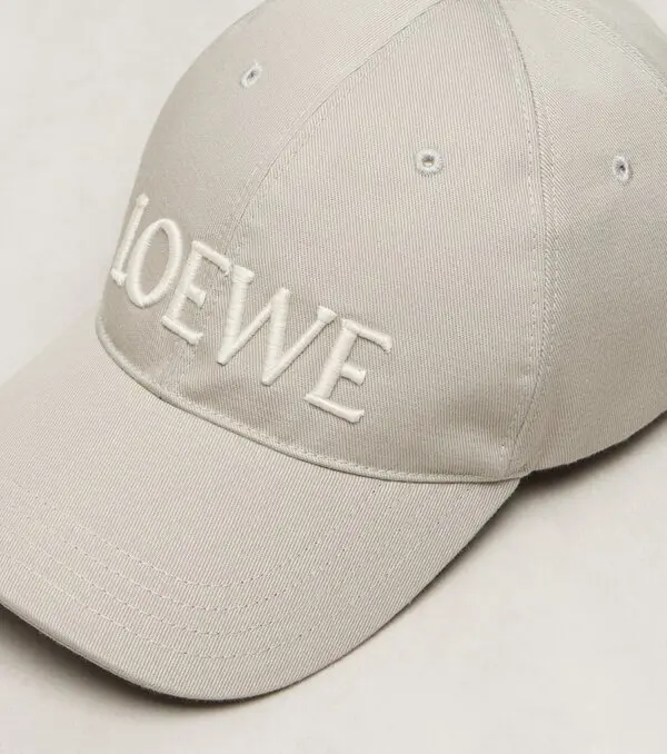 Loewe Cotton Baseball Cap - Grey