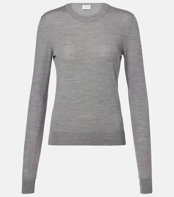 Saint Laurent Wool Sweater - Grey