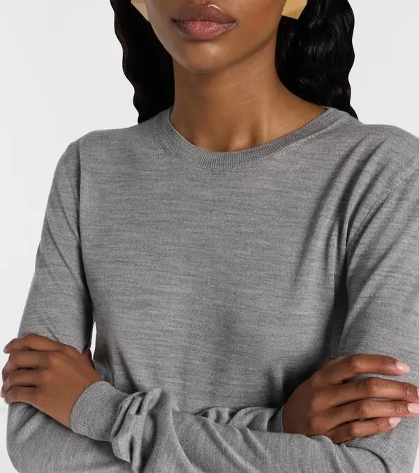 Saint Laurent Wool Sweater - Grey