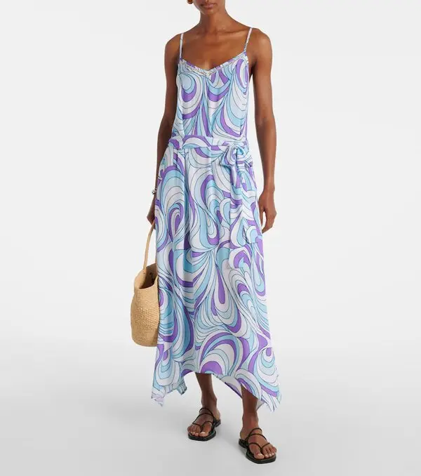 Melissa Odabash Adelyn Printed Maxi Dress