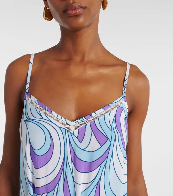 Melissa Odabash Adelyn Printed Maxi Dress