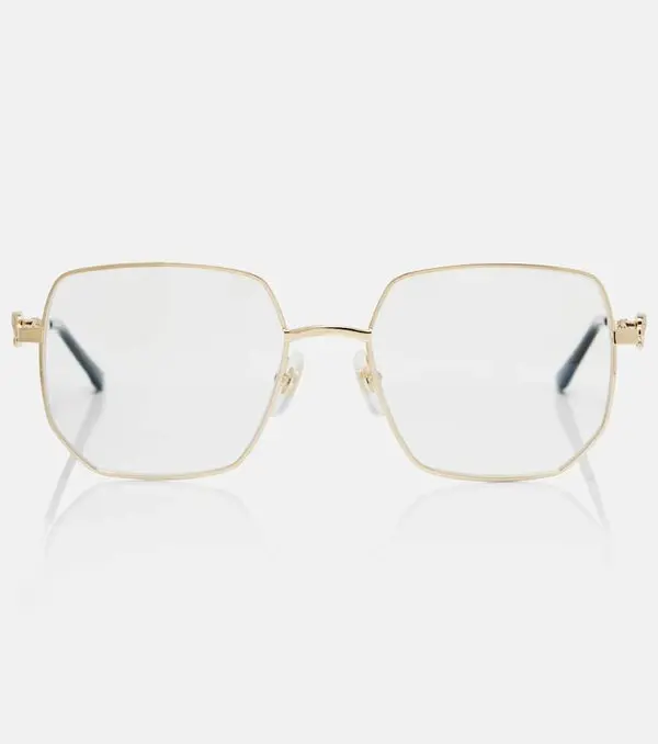 Cartier Panthère De Square Eyeglasses - Gold