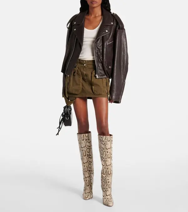 Paris Texas Lavinia 100 Leather Knee-high Boots
