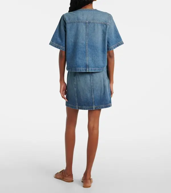 Ulla Johnson Serge Denim Top