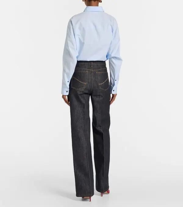 Stella McCartney Mid-rise Wide-leg Jeans