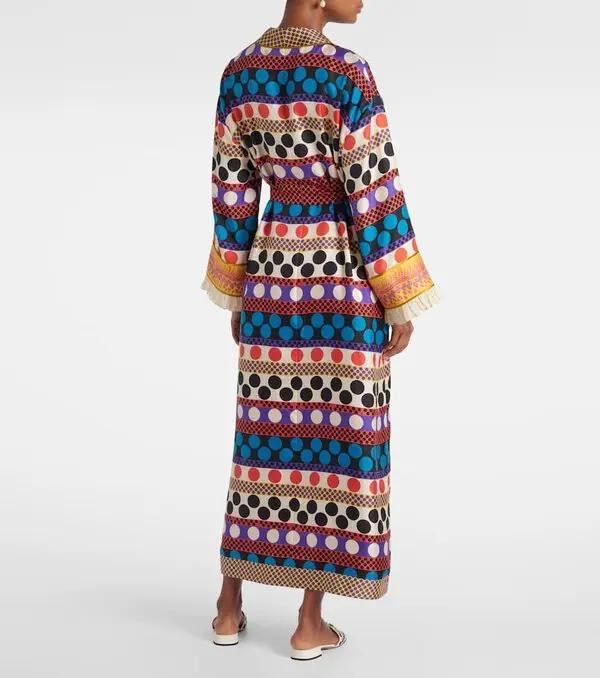 Valentino Garavani Polka-dot Silk Beach Cover-up