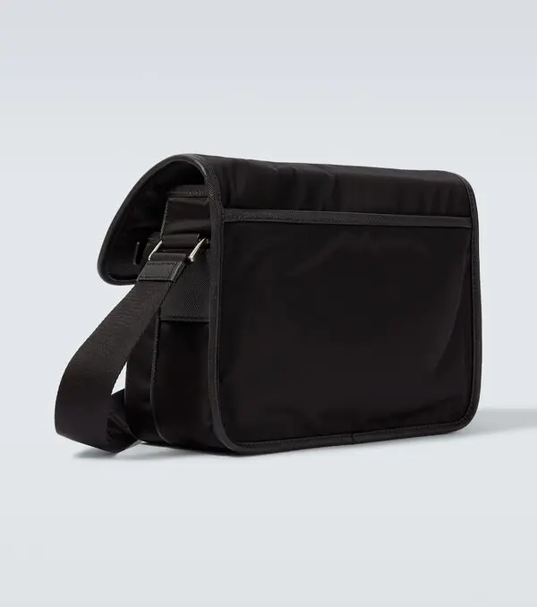 Prada Re-nylon And Leather Shoulder Bag