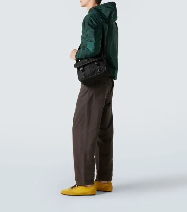 Prada Re-nylon And Leather Shoulder Bag