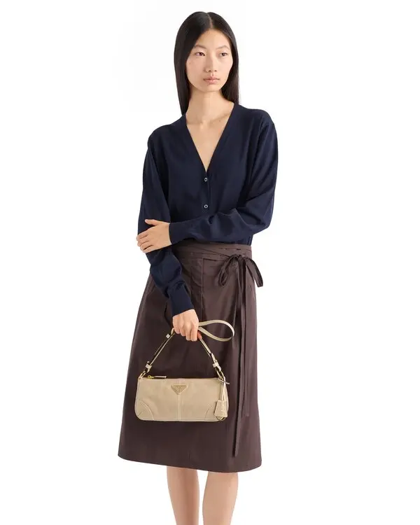 Prada Re-edition 2002 Medium Shoulder Bag - Neutral