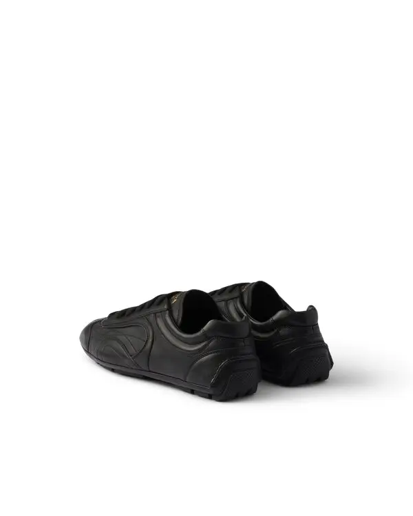 Prada Montecarlo Re-edition 2005 Nappa Leather Sneakers - Black