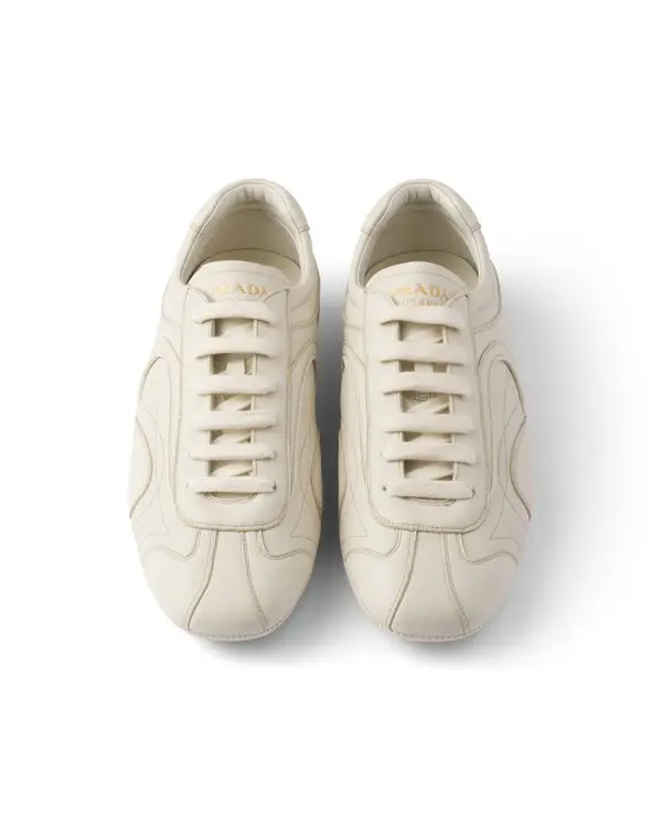 Prada Montecarlo Re-edition 2005 Nappa Leather Sneakers - Neutral