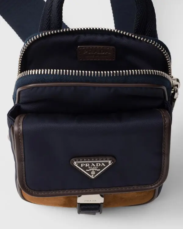 Prada Re-nylon And Leather Smartphone Case