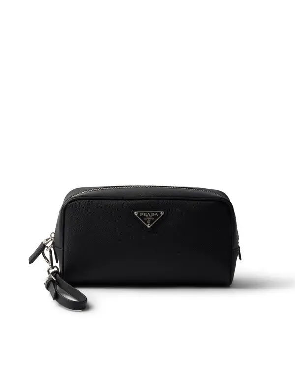 Prada Saffiano Pouch - Black