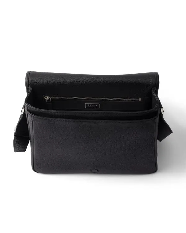 Prada Leather Shoulder Bag - Black