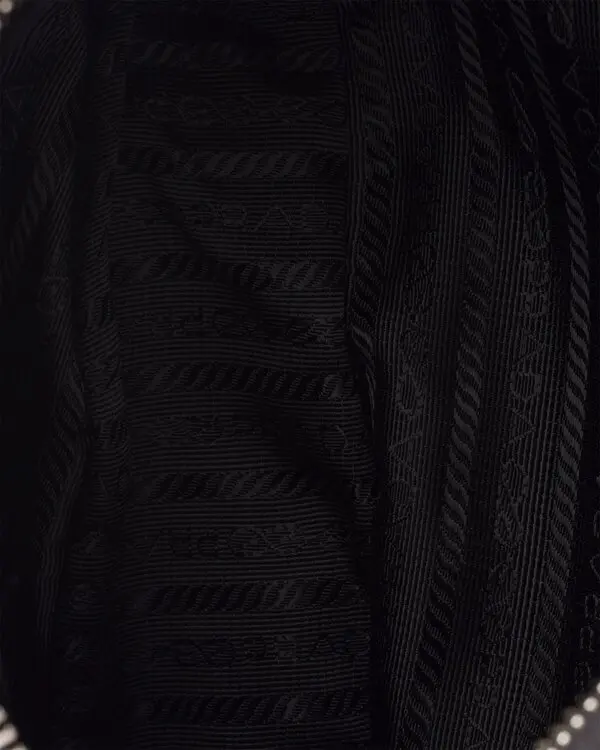 Prada Padded Re-nylon Shoulder Bag - Black