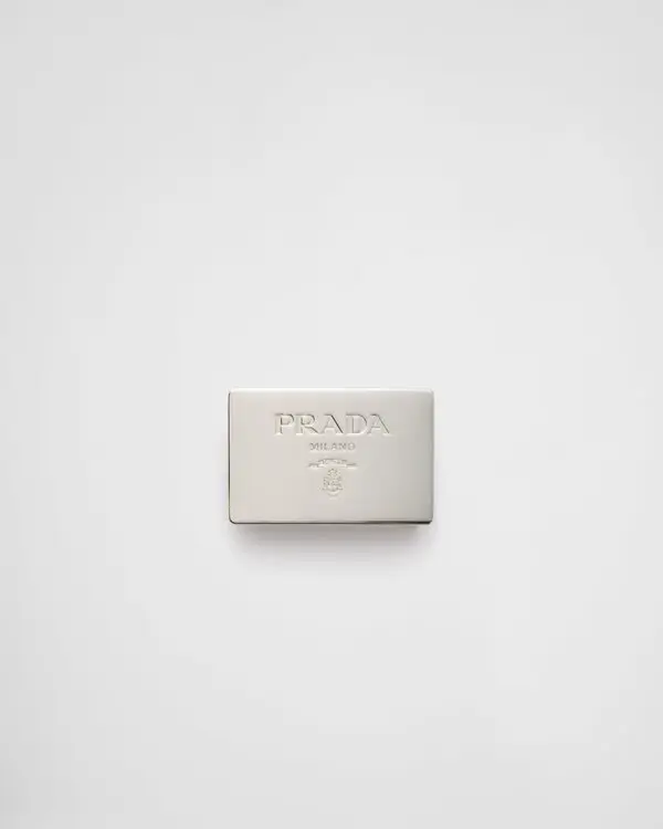 Prada Metal Belt Buckle - Silver