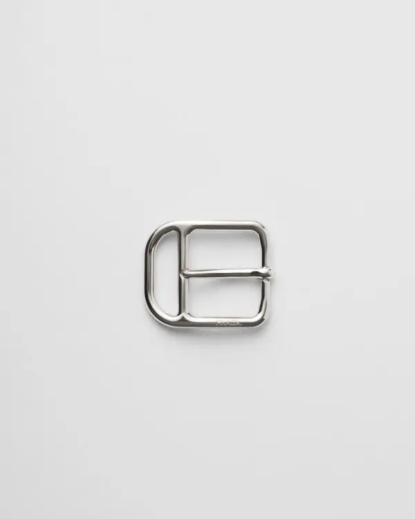 Prada Belt Buckle - Silver