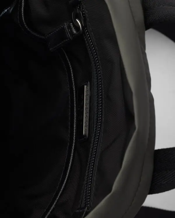 Prada Re-nylon And Saffiano Leather Backpack - Green