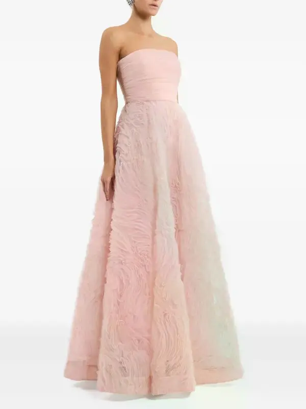 Rebecca Vallance Willow Strapless Dress - Pink