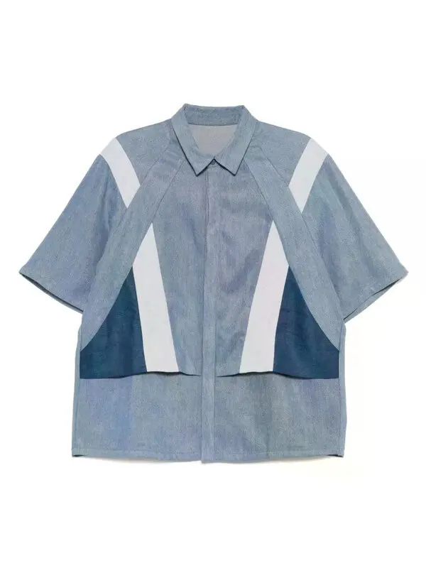 CROQUIS Short-sleeved Shirt - Blue