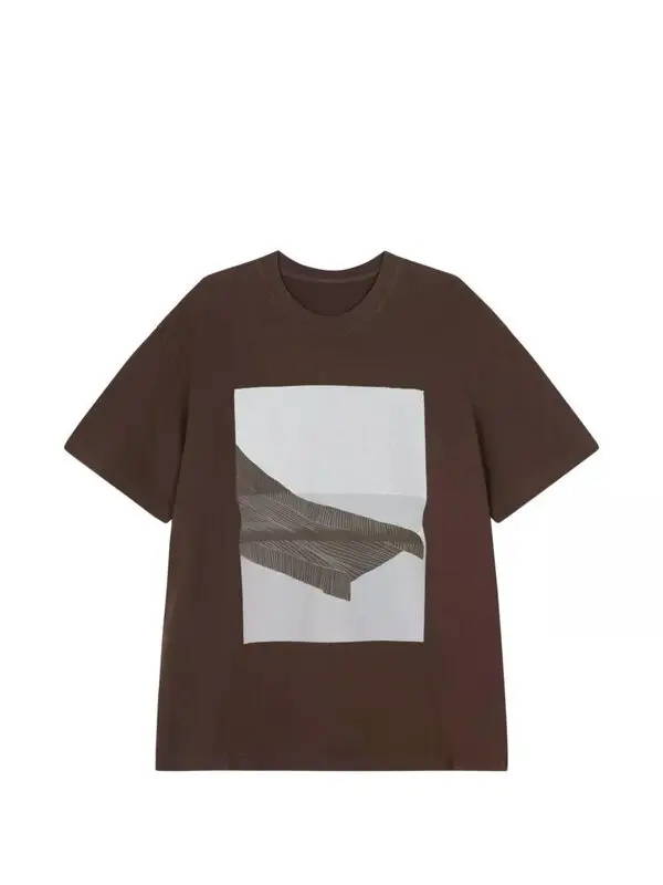 JNBY Graphic-printed T-shirt - Brown