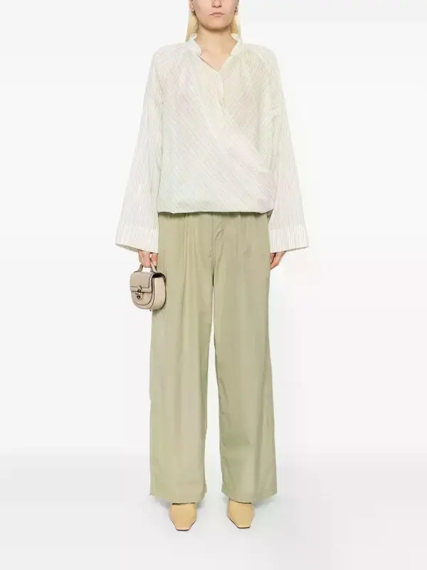 LESS Cotton Wide-leg Trousers