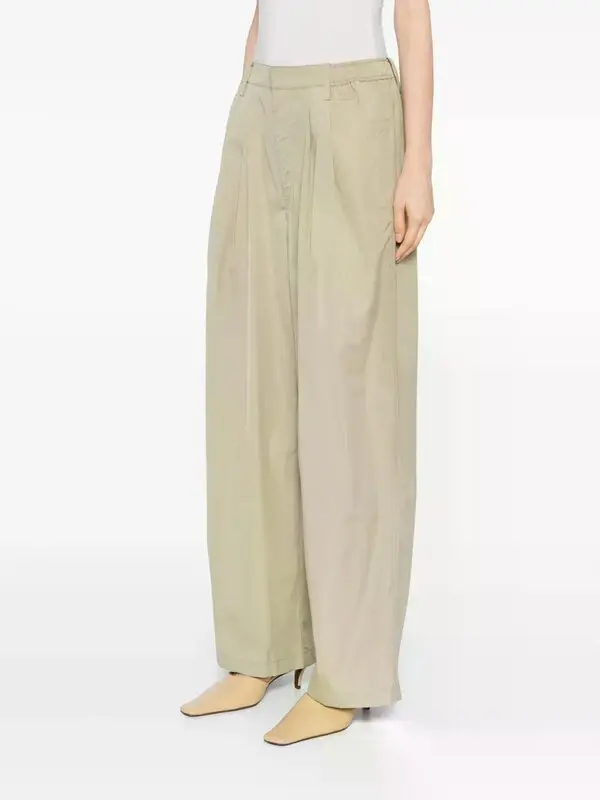 LESS Cotton Wide-leg Trousers