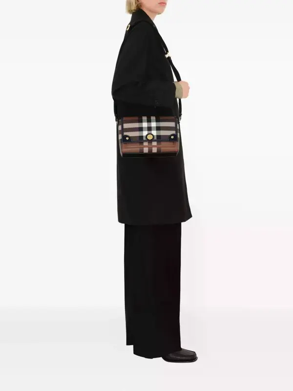 Burberry Note Crossbody Bag - Brown