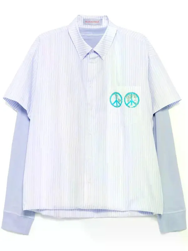 BLUEMARBLE Foldover Hybrid Shirt
