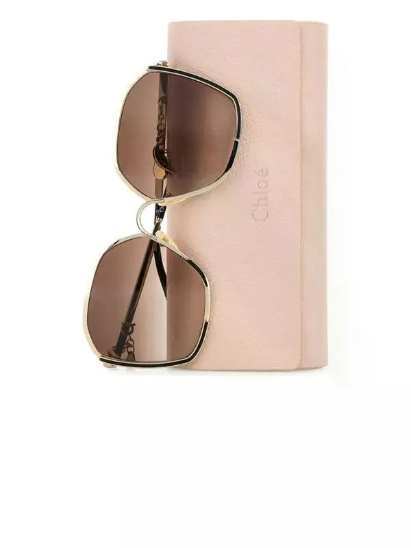 Chloé Charms Octagonal Sunglasses