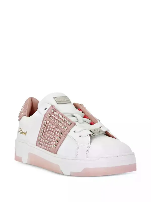 Philipp Plein Studded Leather Sneakers