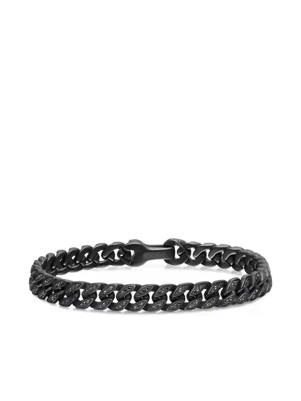 David Yurman Curb Chain Diamond Bracelet