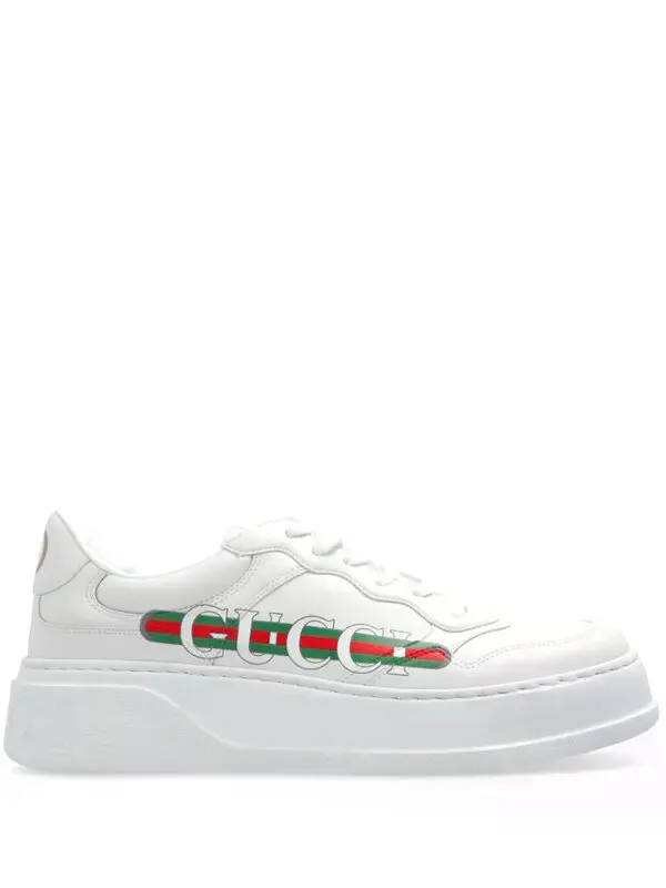 Gucci Logo-print Sneakers - White
