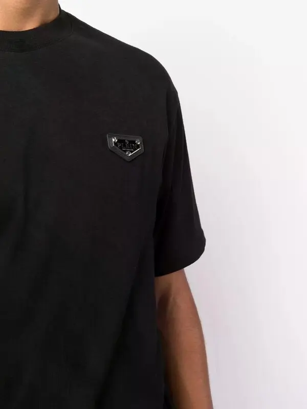 Philipp Plein Logo-patch Crew-neck T-shirt