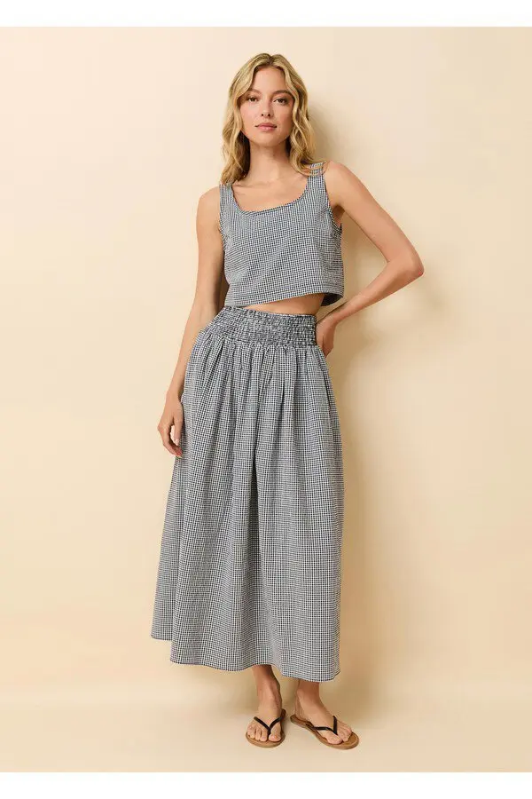 Solid & Striped Noreen Maxi Skirt - Natural