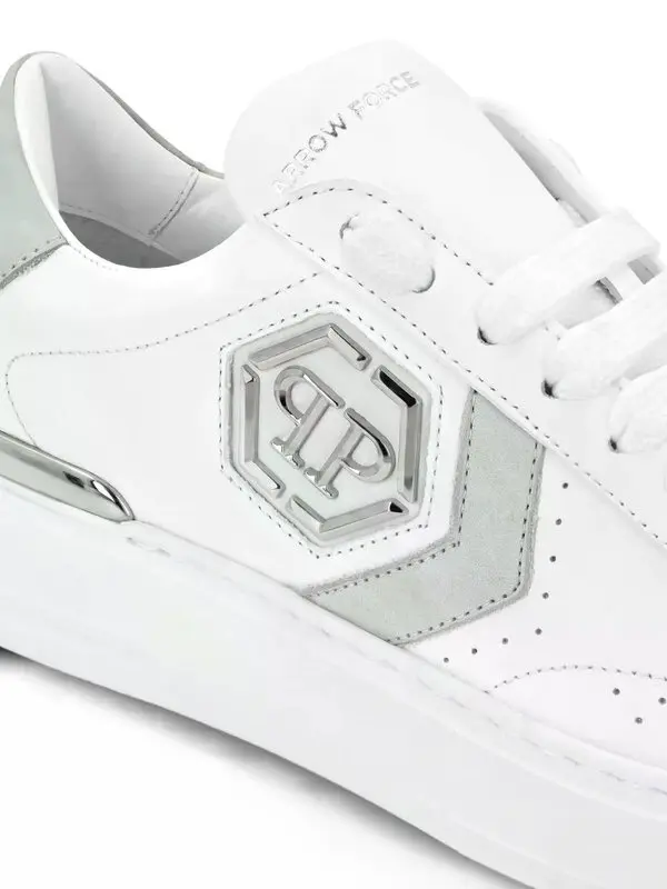 Philipp Plein Hexagon Logo Sneakers - White