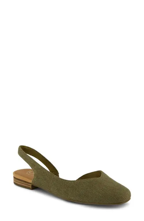 Toms Alene Slingback D'orsay Flats