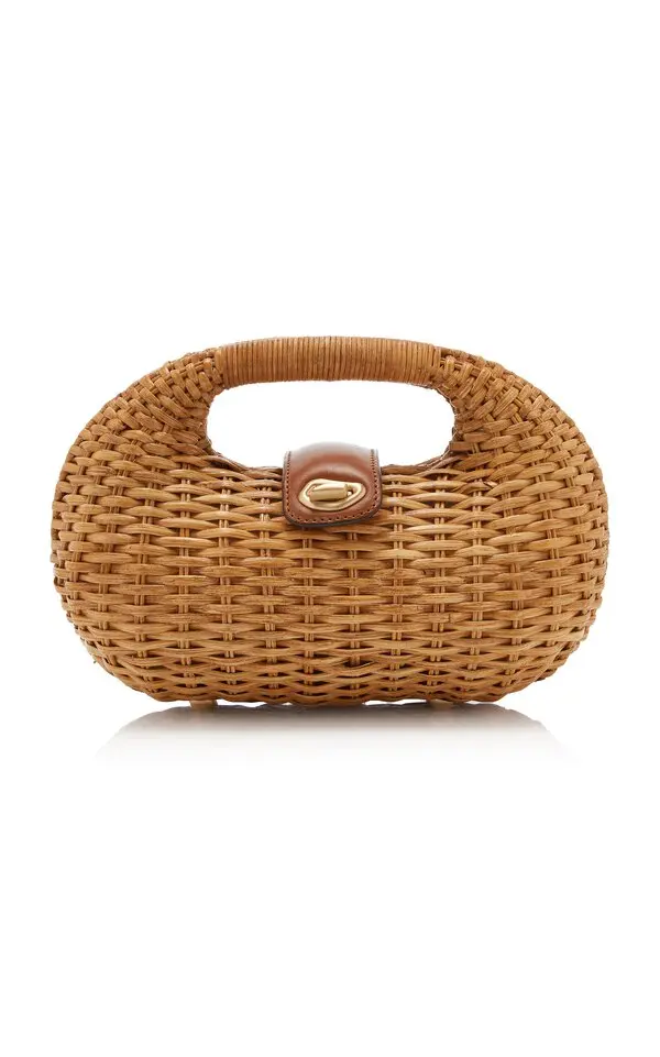 Cult Gaia Lydia Wicker Bag
