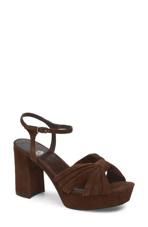Jeffrey Campbell Dalida Platform Sandal - Espresso Suede